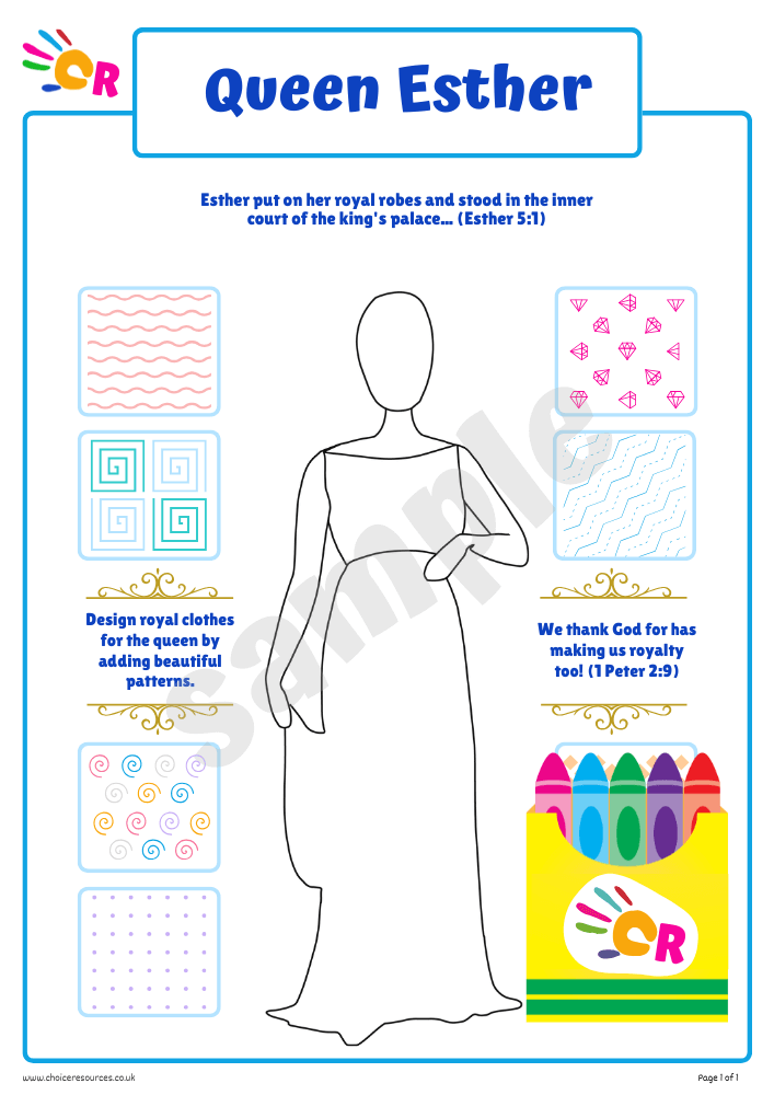 Draw Queen Esther – Choice Resources